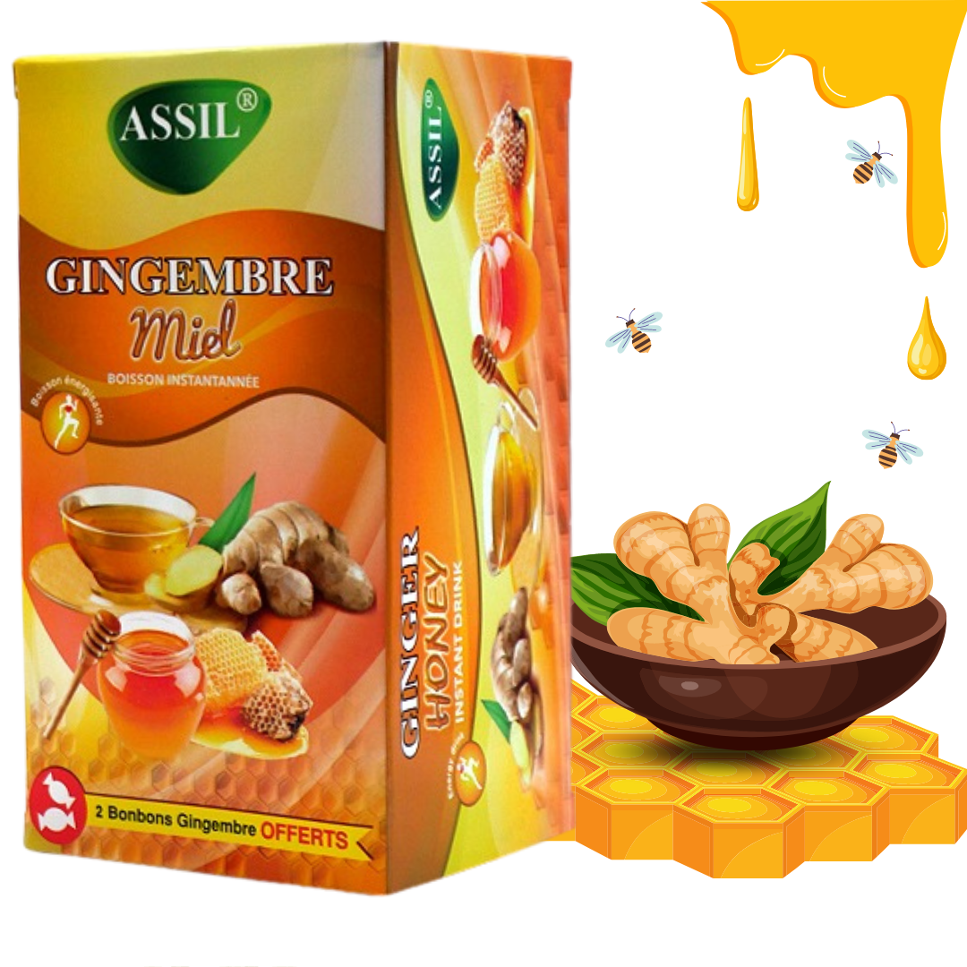 Thé Assil : Tisane de Gingembre et Miel - Fais Toi Belle